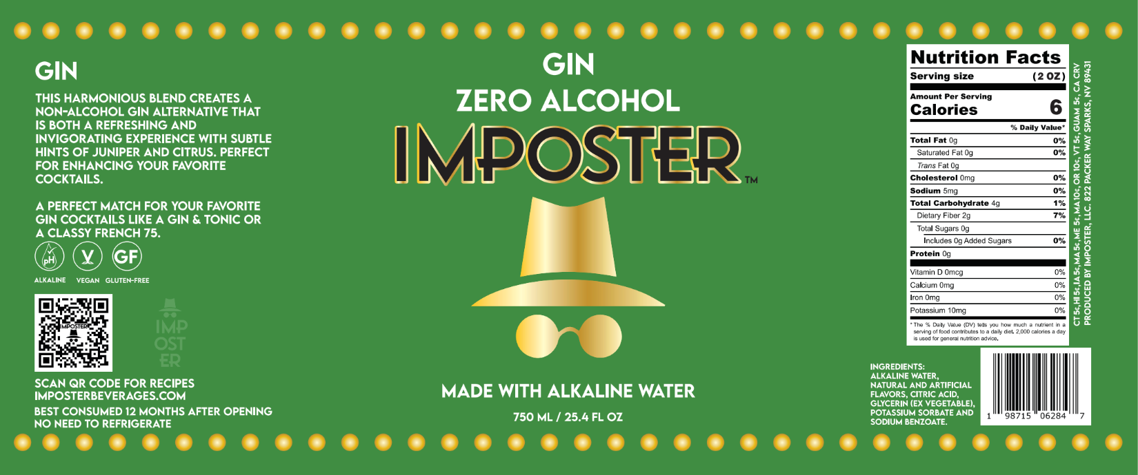 Non-Alcoholic Gin – IMPOSTER Beverages
